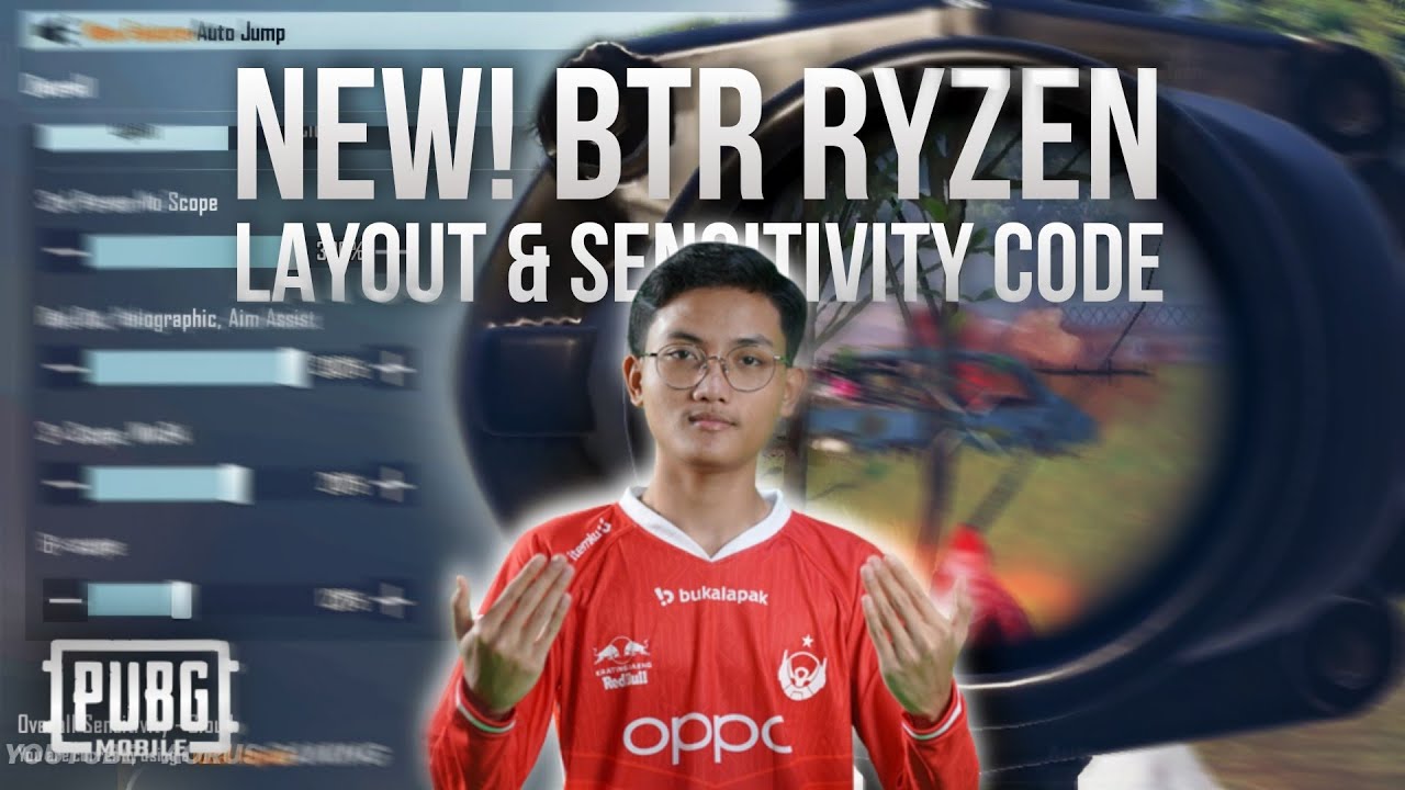 NEW! BTR RYZEN LAYOUT & SENSITIVITY CODE | PUBG MOBILE - YouTube