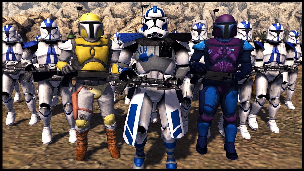 Brainwashed Clone Army on the March! - Star Wars: Clone Deserters Ep 2 ...