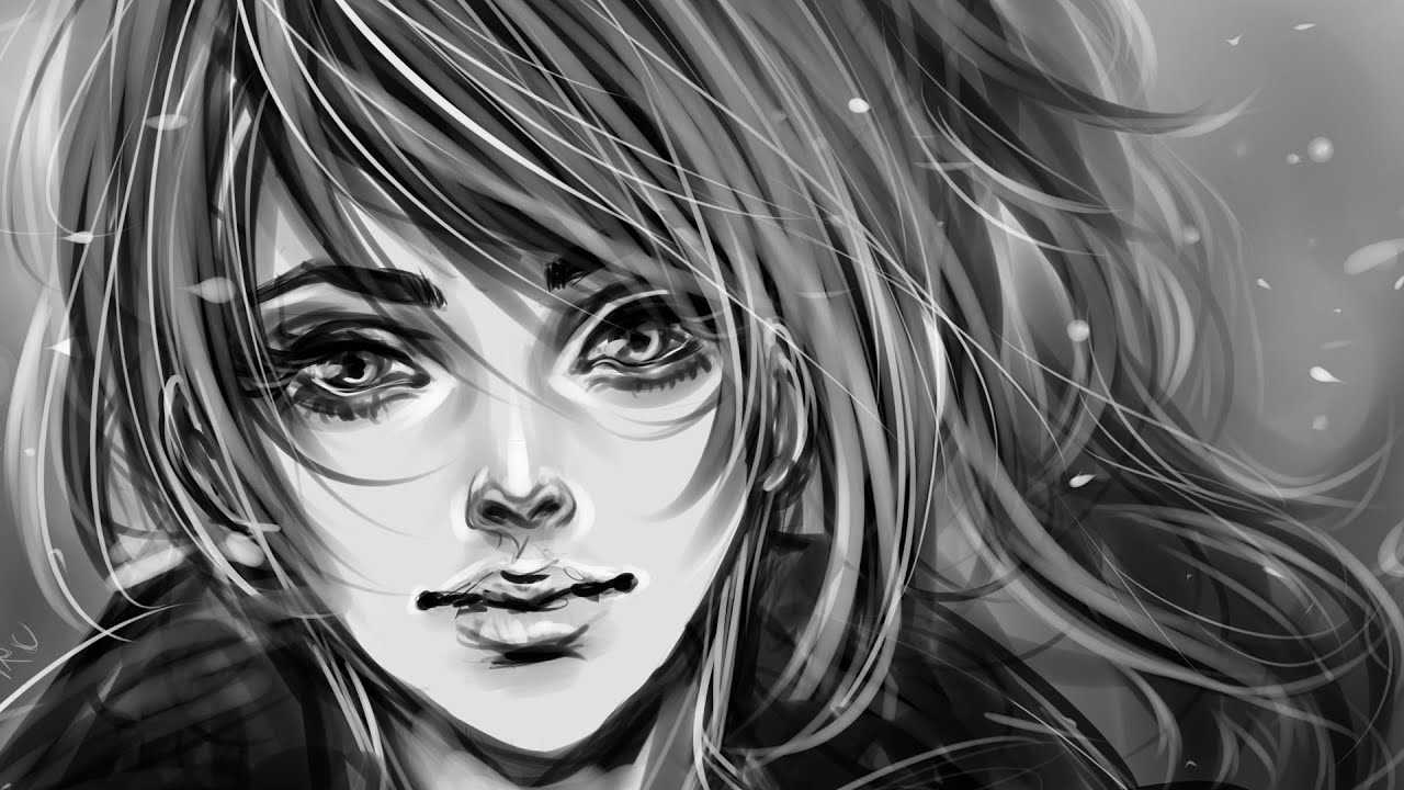 【SPEEDPAINT】Girl in gray (Timelapse) - YouTube