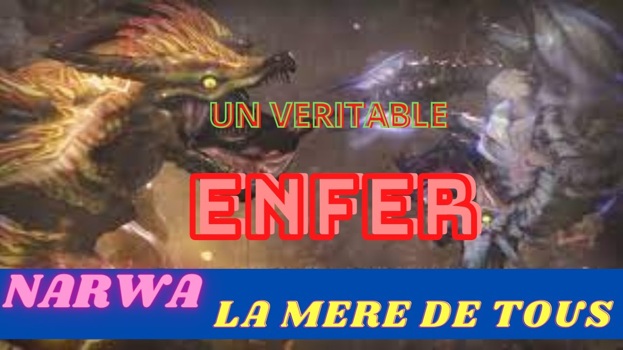Monster hunter rise ps4 NARWA mère de tous . Bosse final???? - YouTube