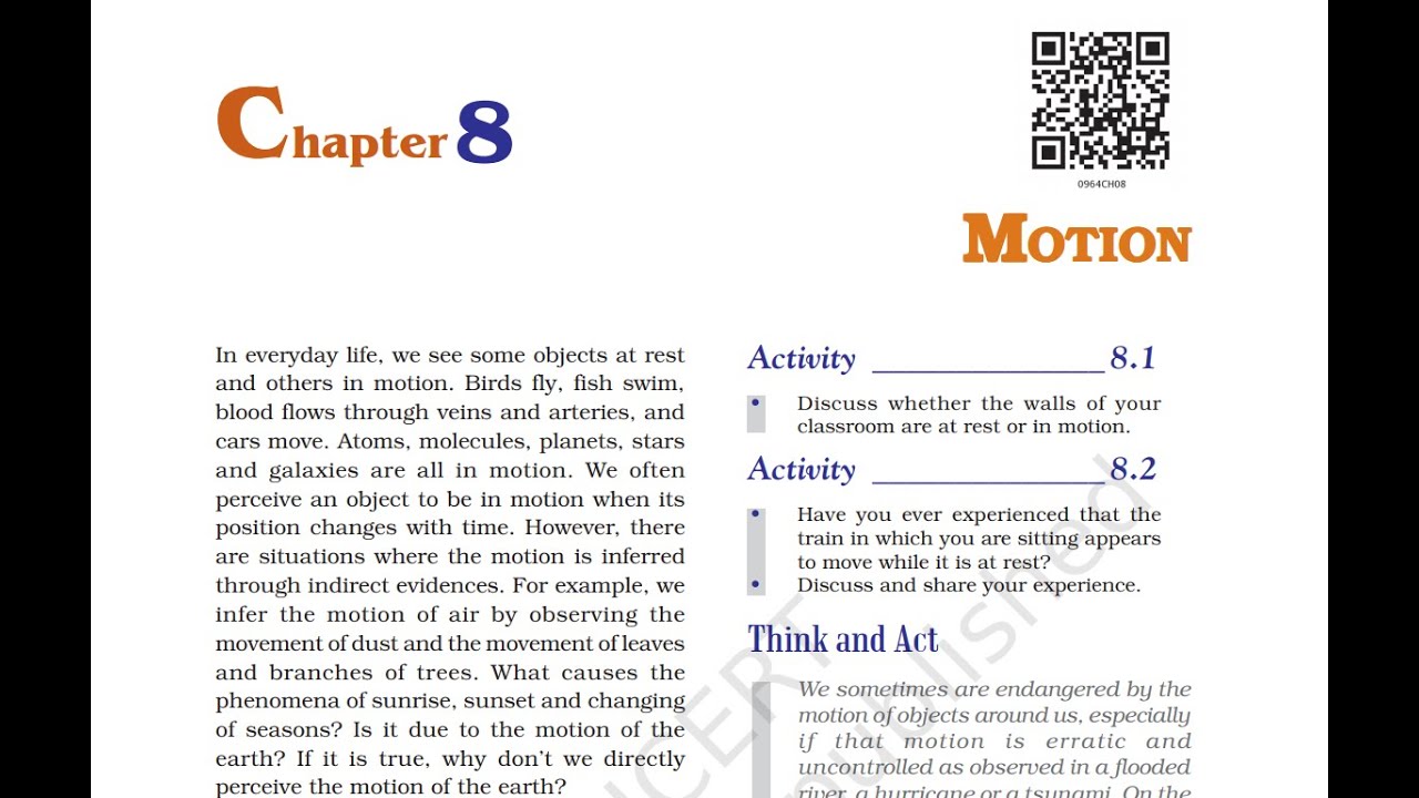 Class 9 Physics Chapter 1 | Class 9 Physics Motion | Motion Class 9 ...