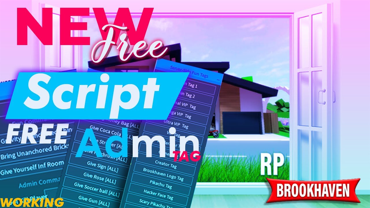 Sampe Bisa di kira Admin - Brookhaven 🏡RP (New Script Robl - YouTube