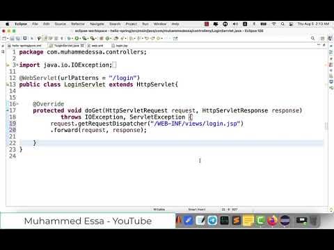 3 JAVA Spring Framework doGet & Params HttpServletRequest - YouTube