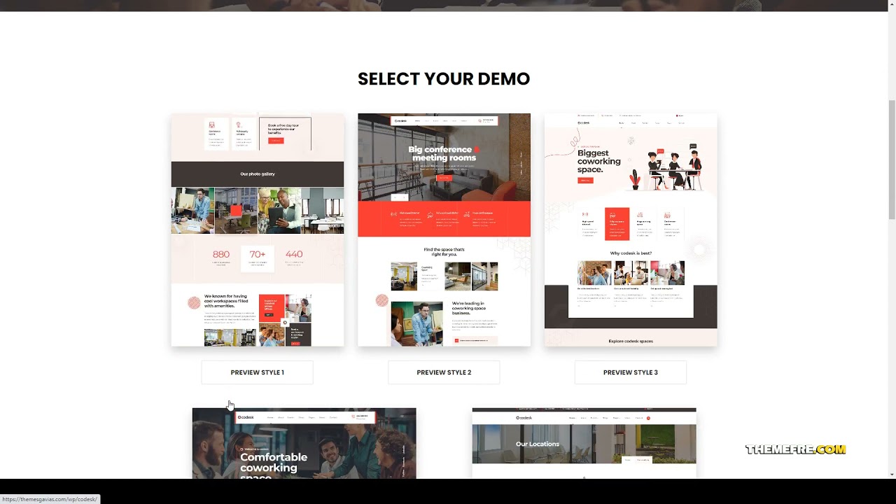 Codesk - Creative Office Space WordPress Theme workshop conference Matsushima - YouTube