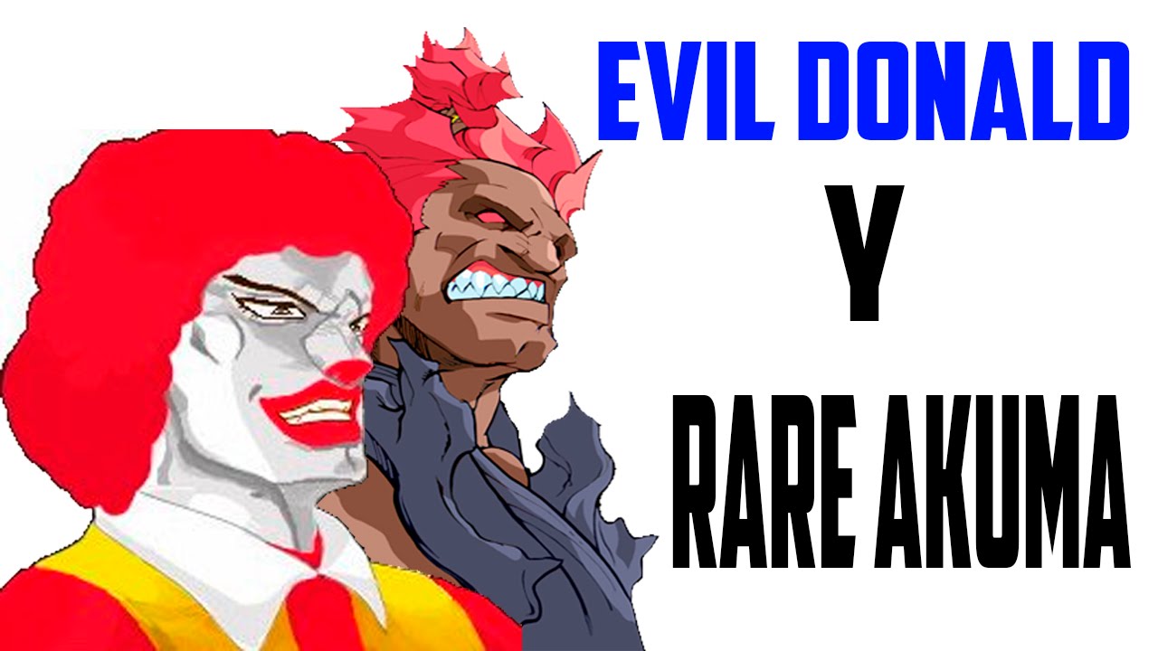 M.U.G.E.N Rare akuma y evil donald - YouTube