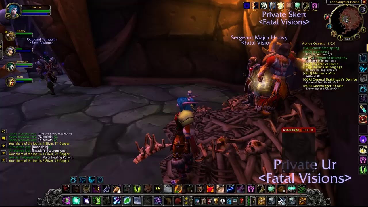 WoW classic: Feral druid Tank, Undead Stratholme! - YouTube