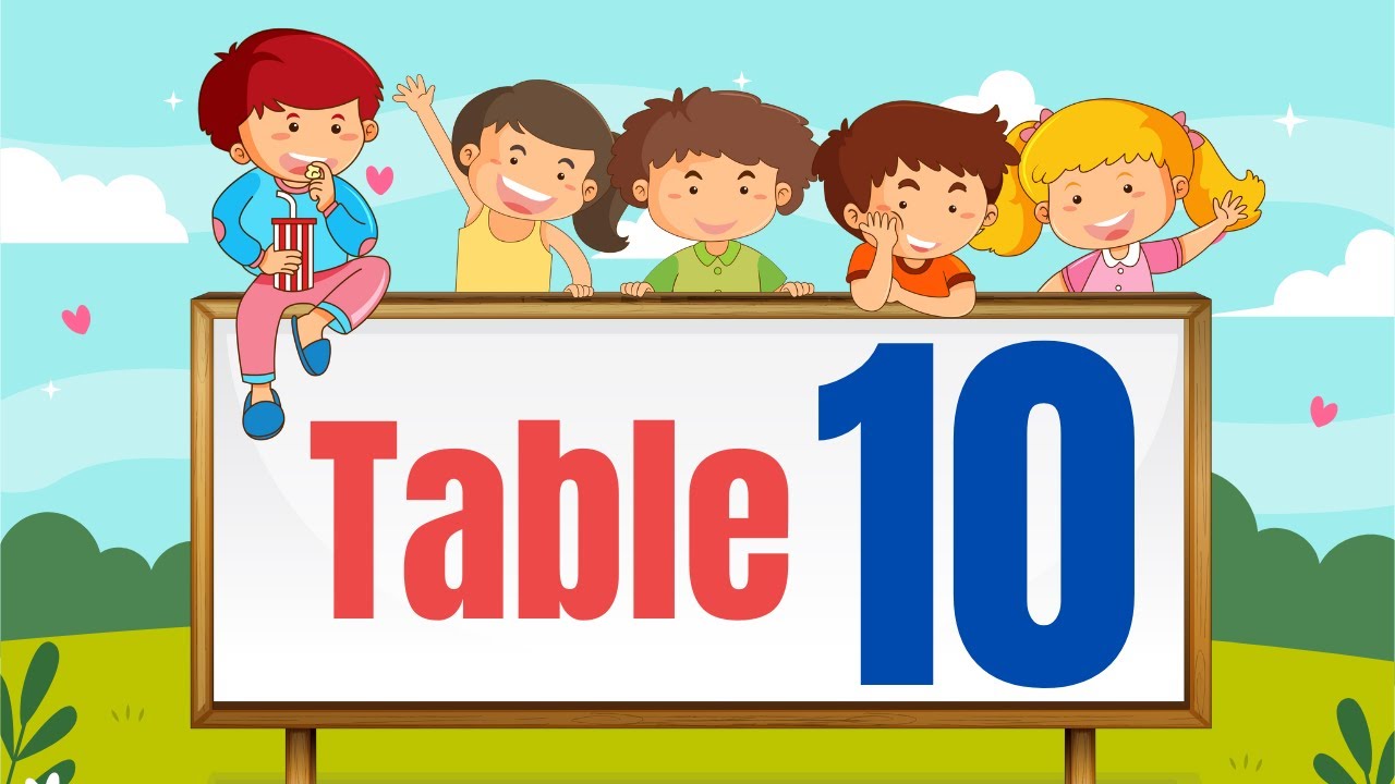 how to learn 10 table in easy way | 10 ka table | table of 10 | table ...