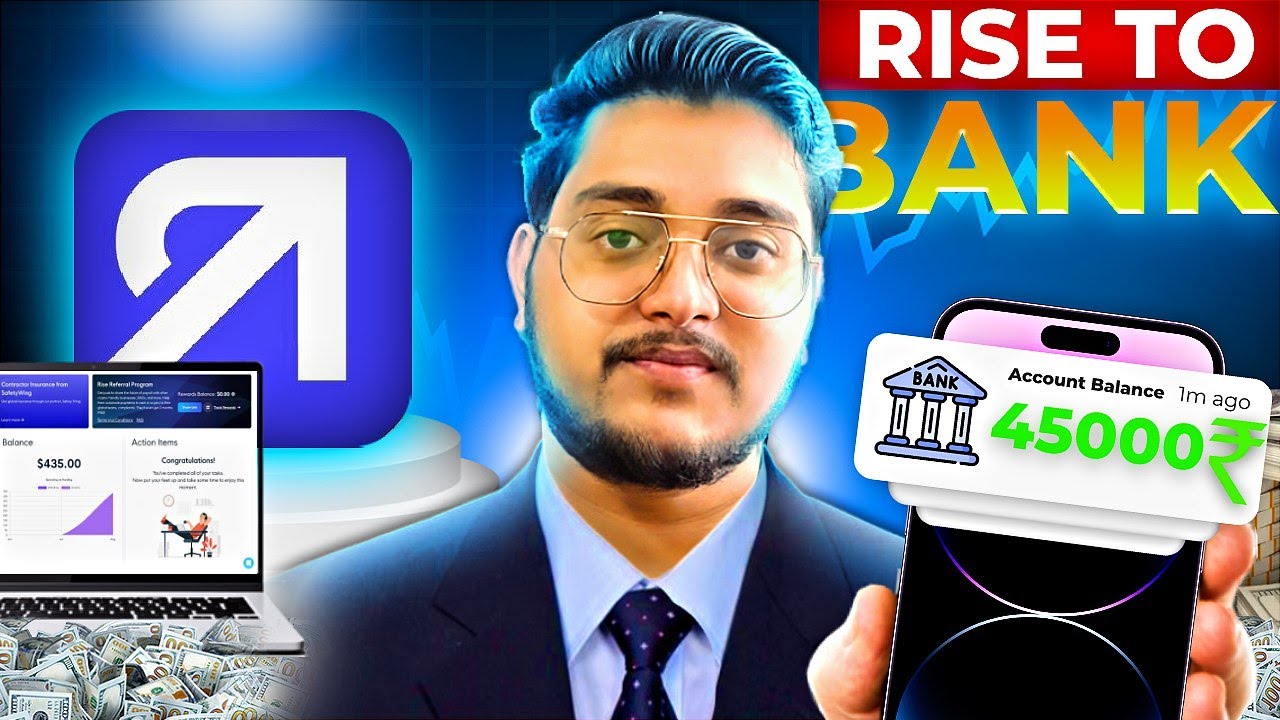 RISE to Bank account- Freeze ? RISEWORKS.IO Live withdrawl- Safe method ...