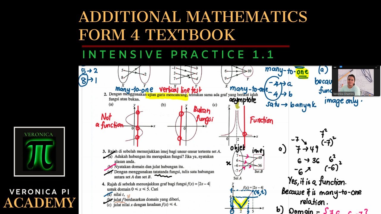Intensive Practice 1.1 Additional Mathematics Form 4 (Textbook) - YouTube