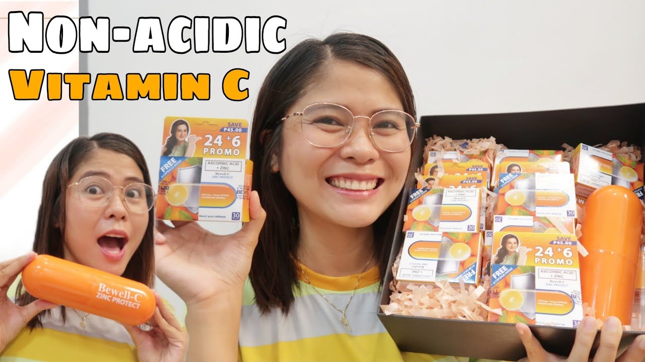 Non acidic Vitamin C w/ Zinc l Kabotika 💊 - YouTube