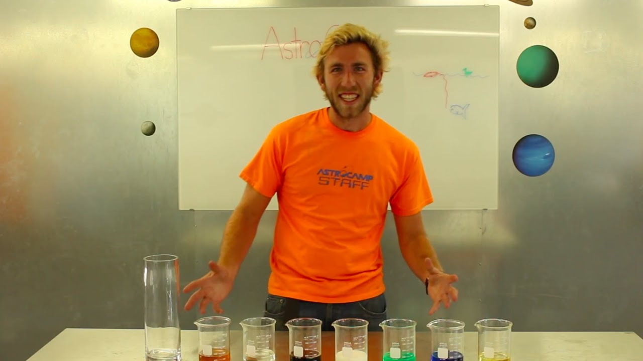 DIY Density Column - YouTube