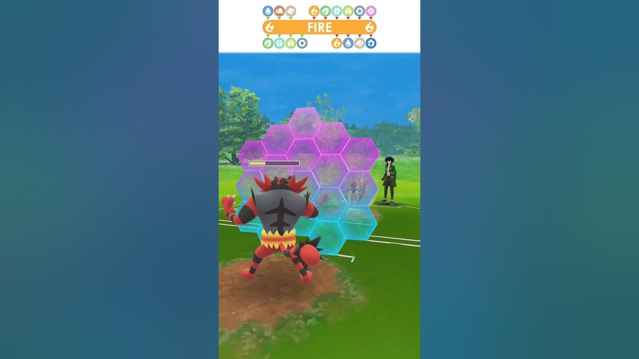Pokémon Go【高級:熾焰咆哮虎】ultra Incineroar|對戰 Pvp 2500#shorts Youtube