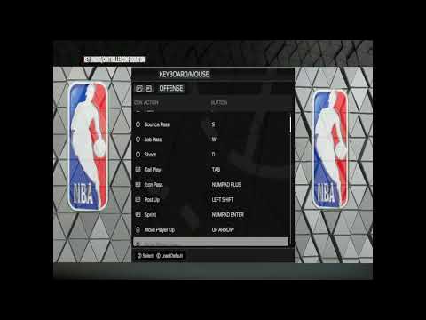 NBA 2K23 KEYBOARD CONTROLS PC - YouTube