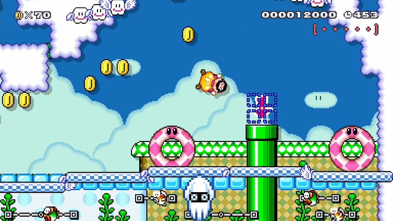 Super Mario Maker 2 - Odyssey: Seaside soaring fun! by Gysan - No ...