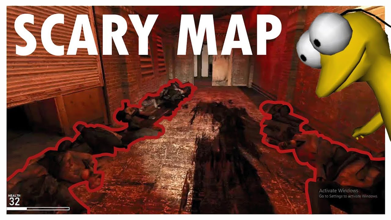 I tried a gmod scary map... (Garrys Mod Death Gear) - YouTube