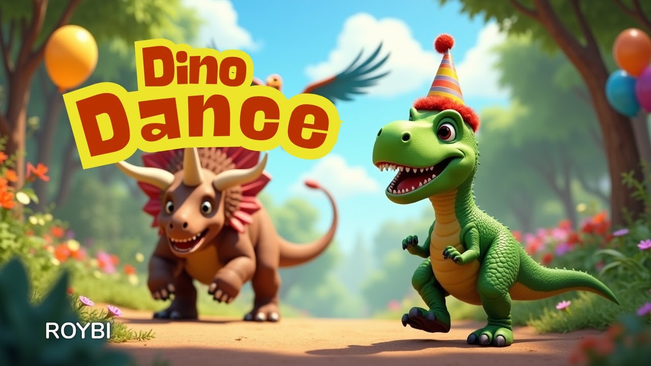 Dino Dance Dinosaur Children's Song - YouTube
