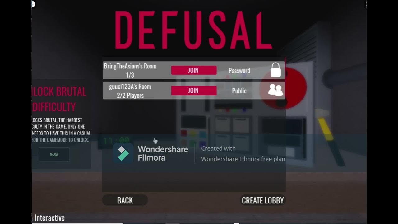 playing roblox defusal solo and multiplayer :) - YouTube