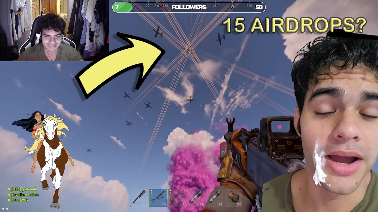 WE USED 15 SUPPLY DROPS! (RUST FUNNY MOMENTS - MOMENTOS DIVERTIDOS ...