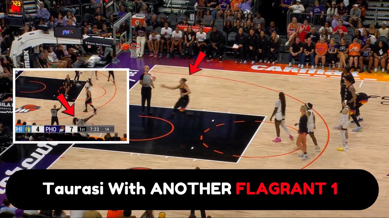 Diana Taurasi With ANOTHER FLAGRANT 1 Foul!!! Then She Walks IN FRONT Of Her Between Free Throws ...