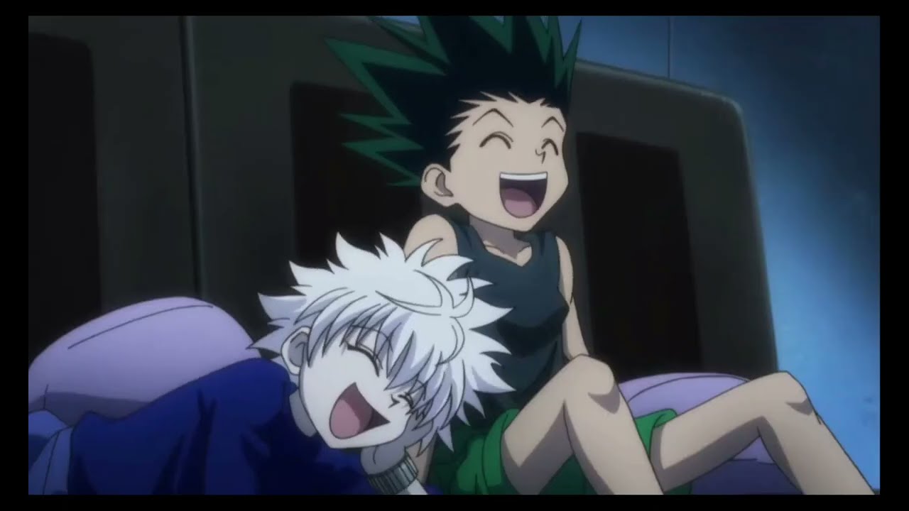 Hunter x Hunter: Gon and Killuas pillow fight scene - YouTube