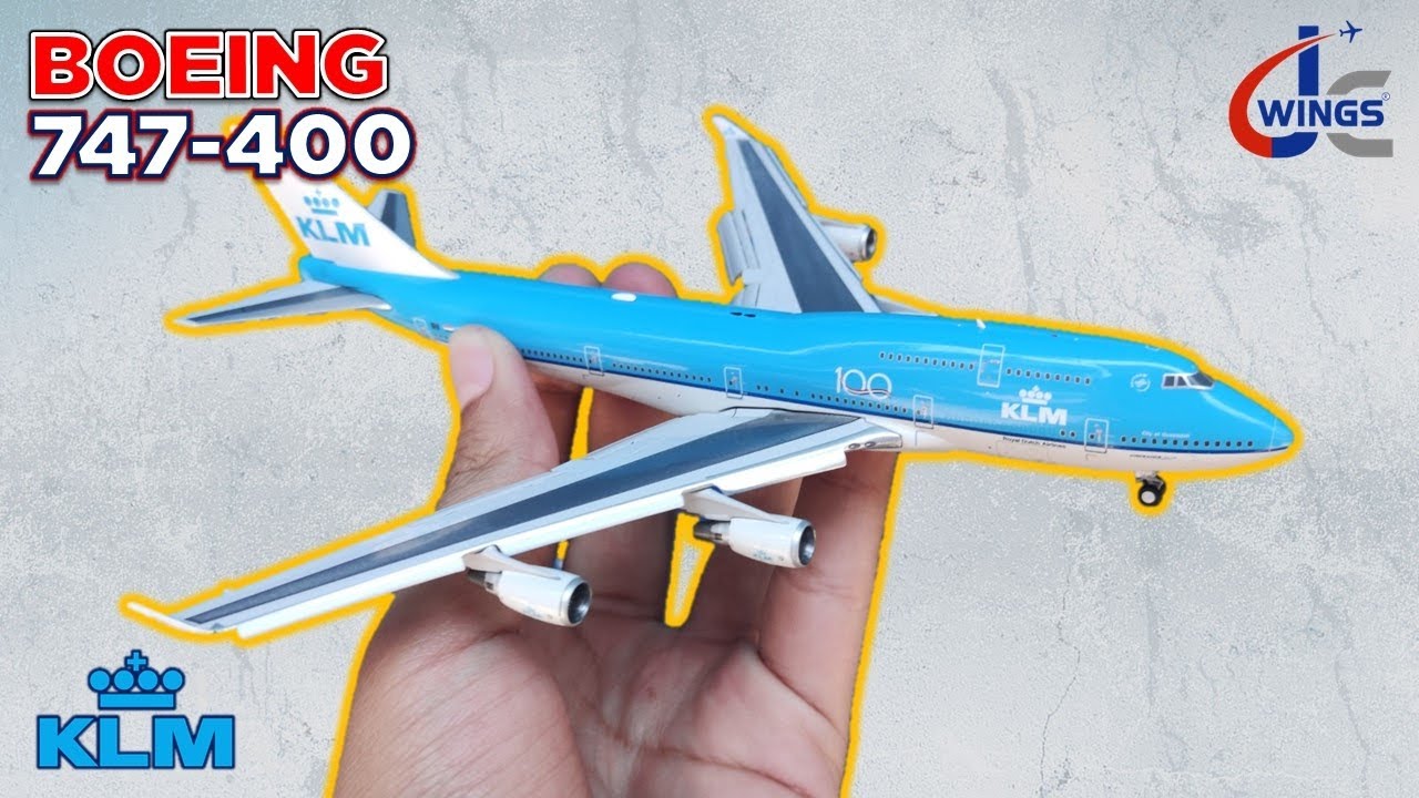 ¡BOEING 747-400 KLM "100 YEARS" LIVERY PH-BFG | JC WINGS X AVIATIONTAG ...