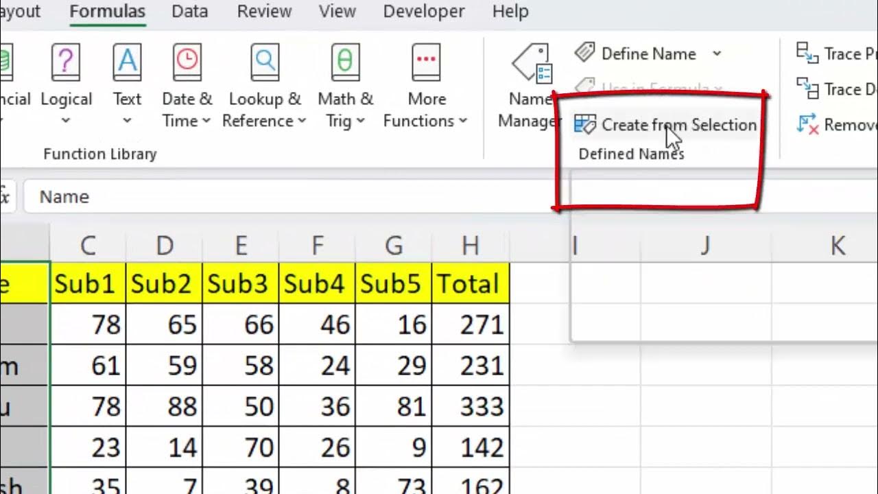 How to Create Named Range in Excel - Office 365@COMPUTEREXCELSOLUTION #viral #trendingshorts # ...