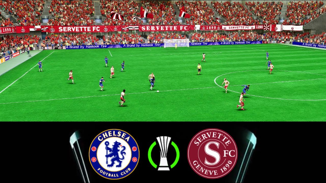 🔥 Chelsea vs Servette | UEFA Conference League 1st Leg | FC 24 Gameplay ...