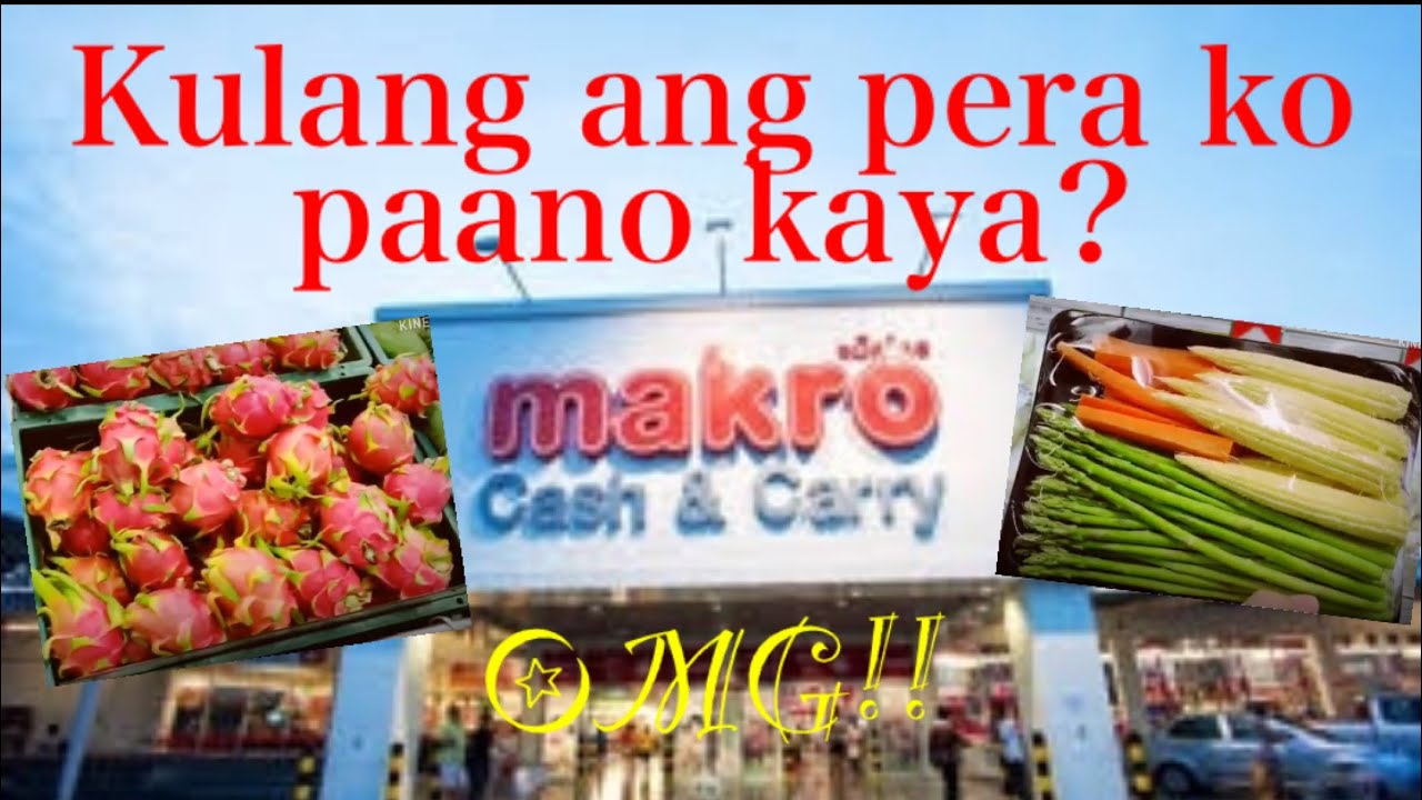 Makro Tour OMG! (Kulang ang pera ko, paano ako magbabayad?) - YouTube