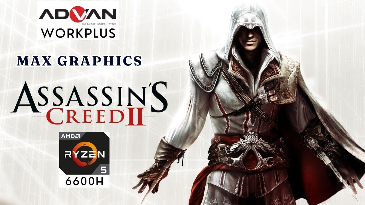 Assassin's Creed 2 | Advan Workplus Game Test - YouTube
