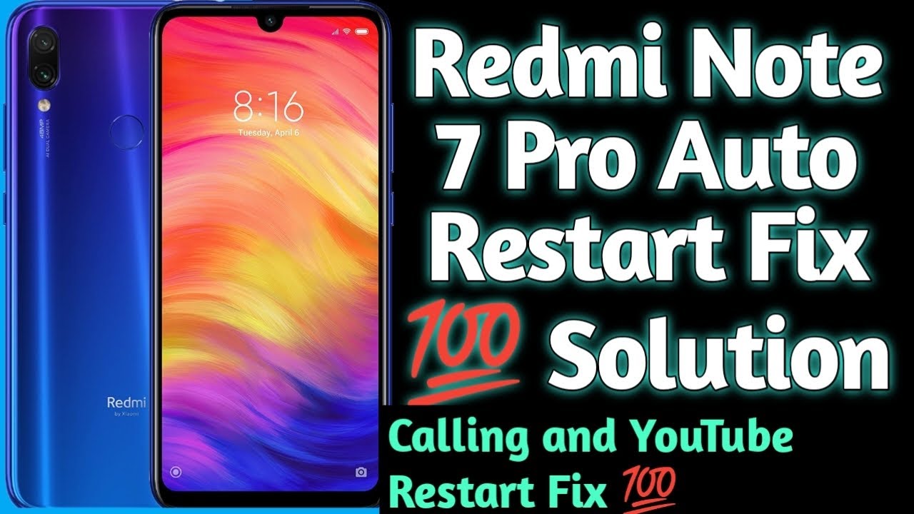 Redmi Note 7 Pro Auto Restart solution💯 | Redmi note 7 Auto On Off ...