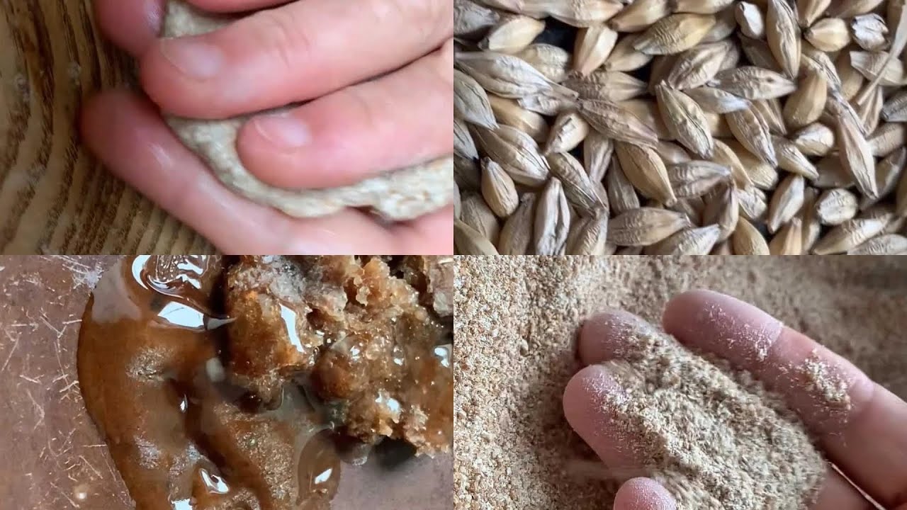 Making iron age style barley bread of Roman legionaries and gladiators ...