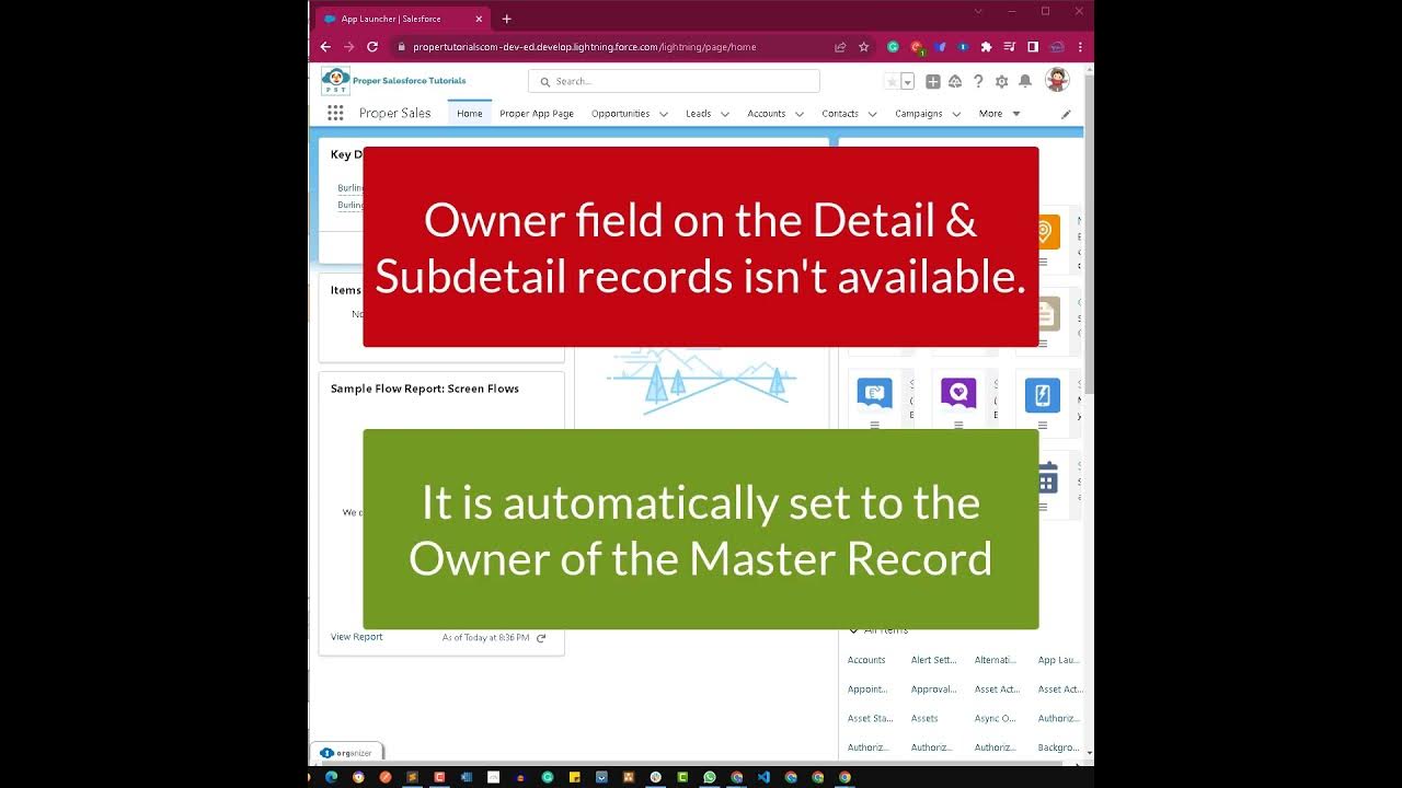 What are behaviors of master-detail relationships? - YouTube