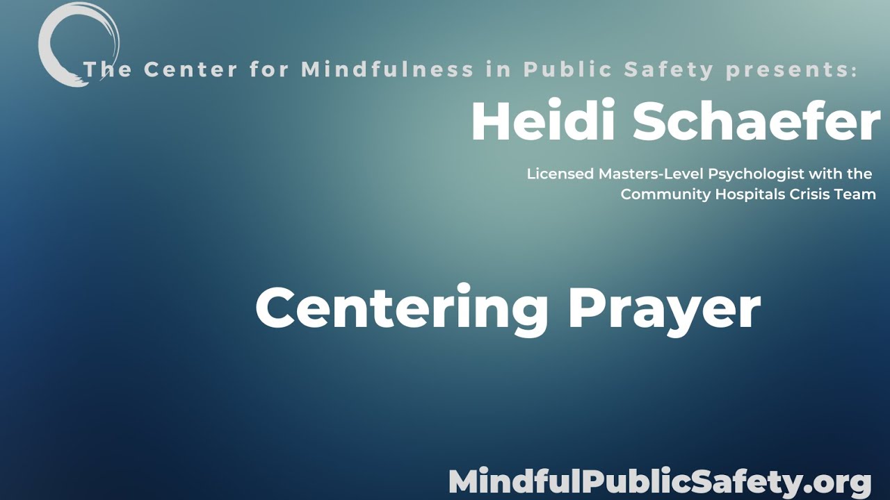 Centering Prayer with Heidi Schaefer - YouTube