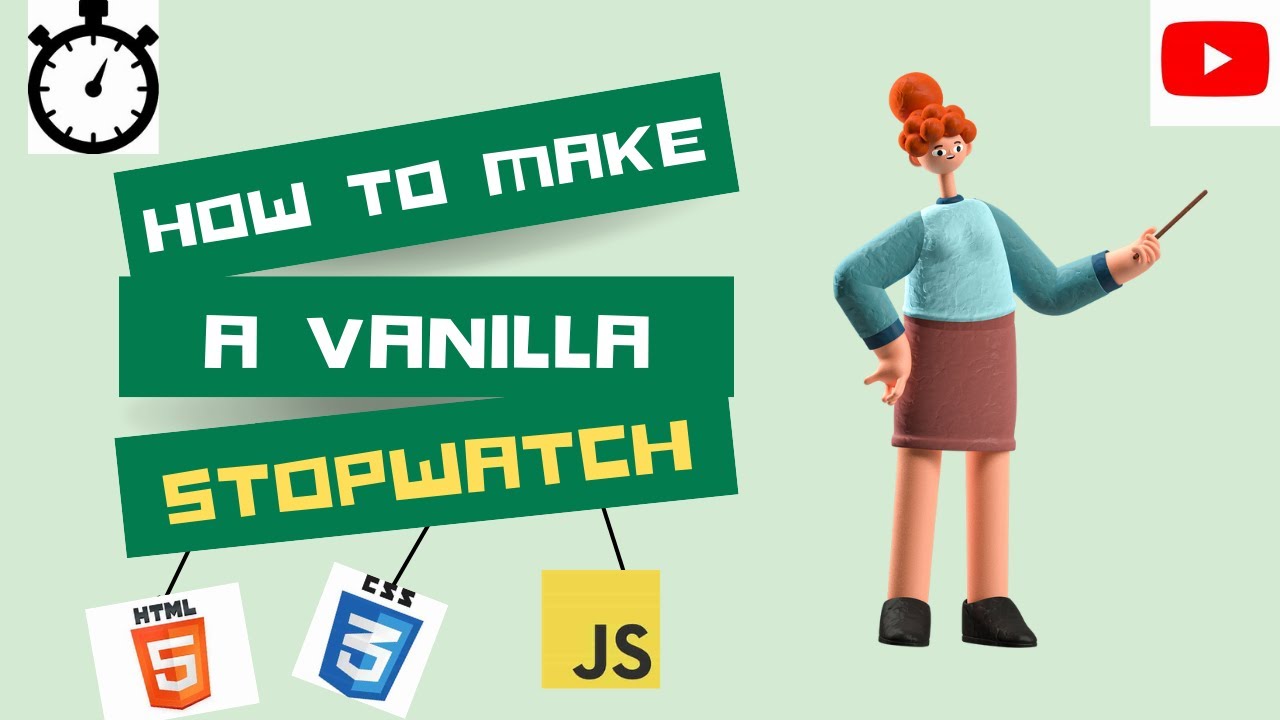 How To Make The Stopwatch From Html Css And Js Stopwatch Kaise 9872