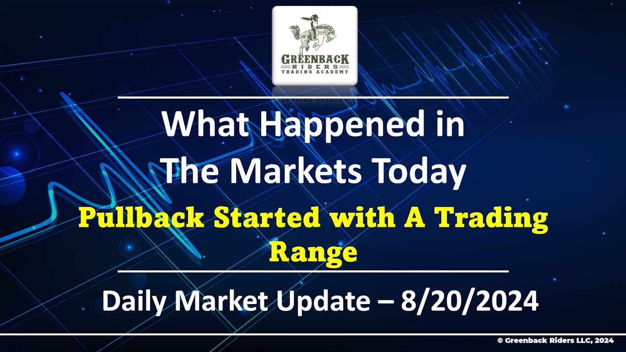 Pullback started with a Trading Range: What Happened in the Markets ...