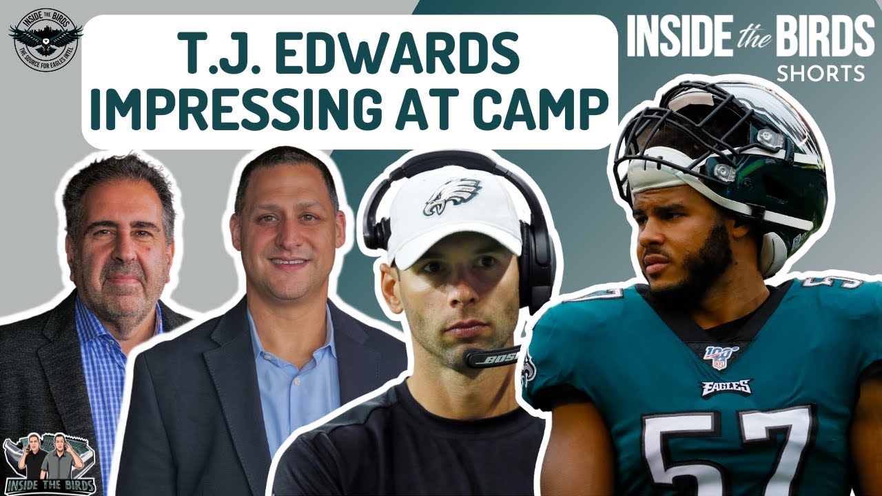 Philadelphia Eagles T.J. Edwards Enjoying Best Camp Of Career - YouTube