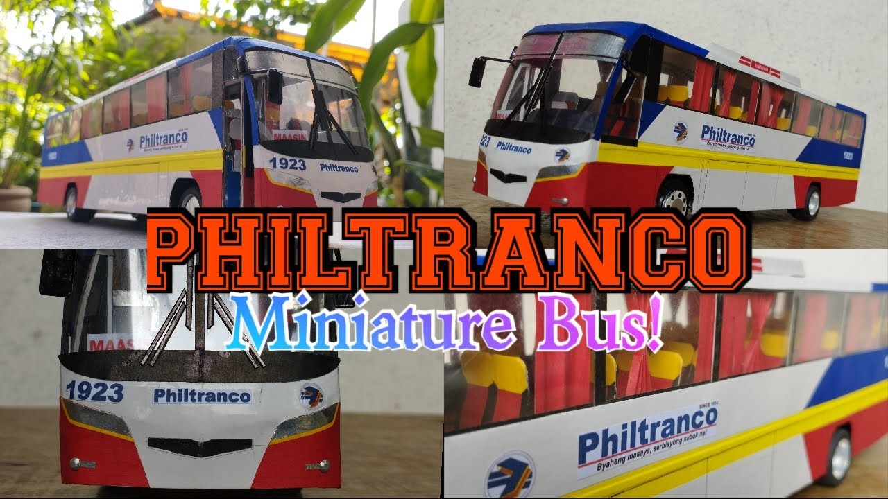 Wow! PHILTRANCO Daewoo Bus | Handmade Bus Miniature - YouTube