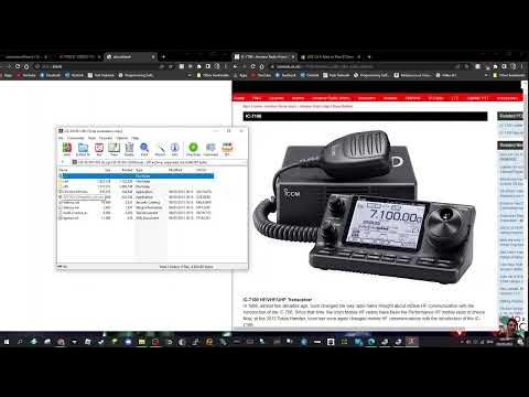 ICOM IC-7100 USB DRIVER-FT8, FIRMWARE ETC - YouTube