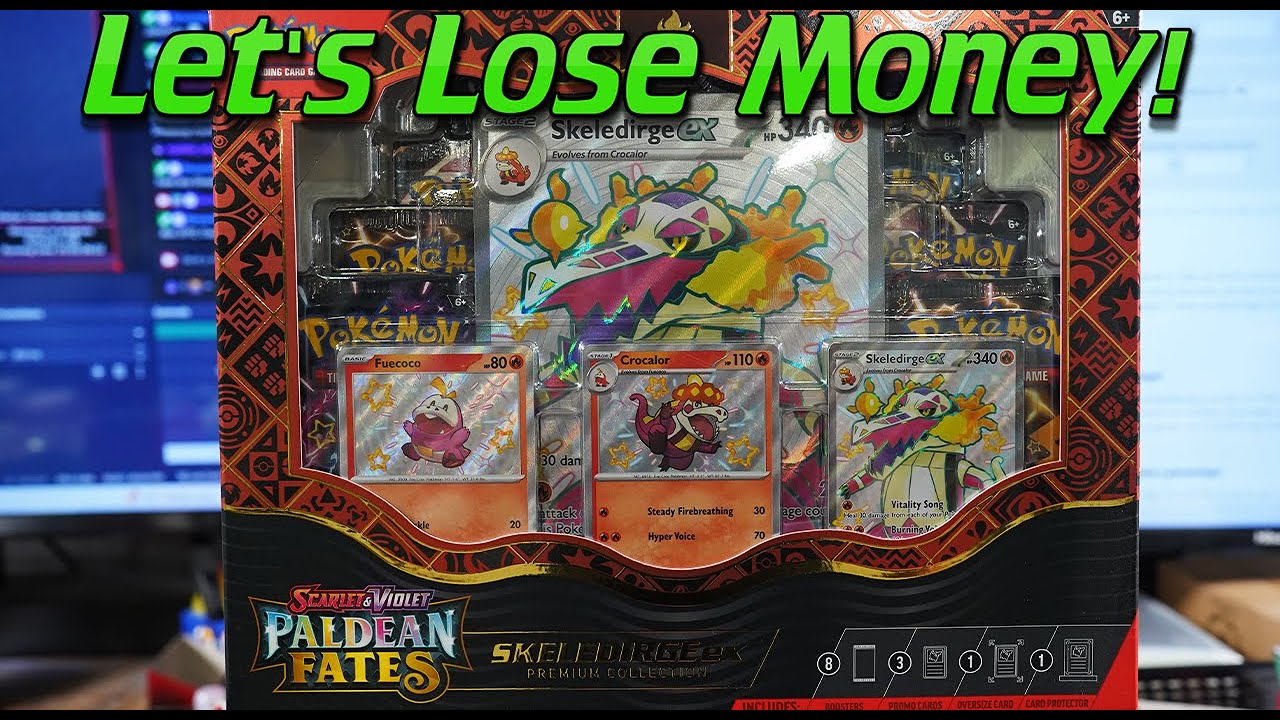 Profit or Loss? Pokemon Skeledirge EX collection Box - YouTube