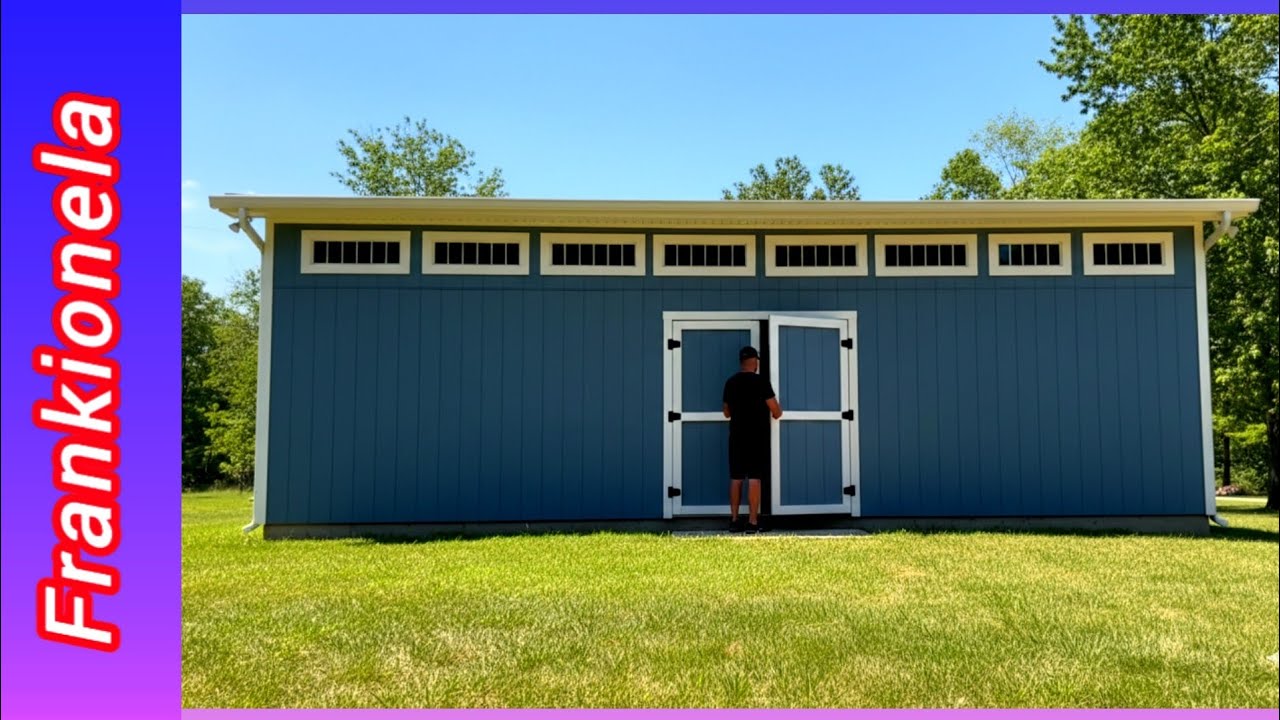 Construcción de Bodega Moderna: Proceso Completo | Modern Shed Build ...