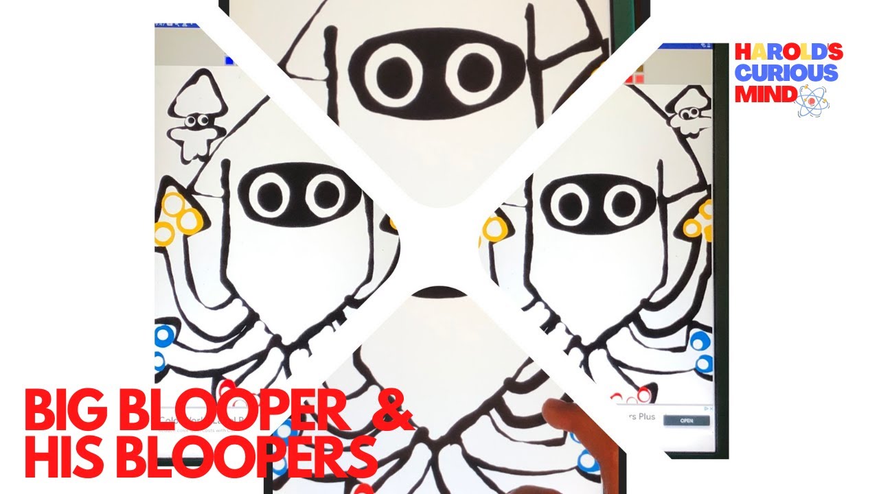 Digital Drawing of Big Blooper and His Bloopers from Super Mario ...