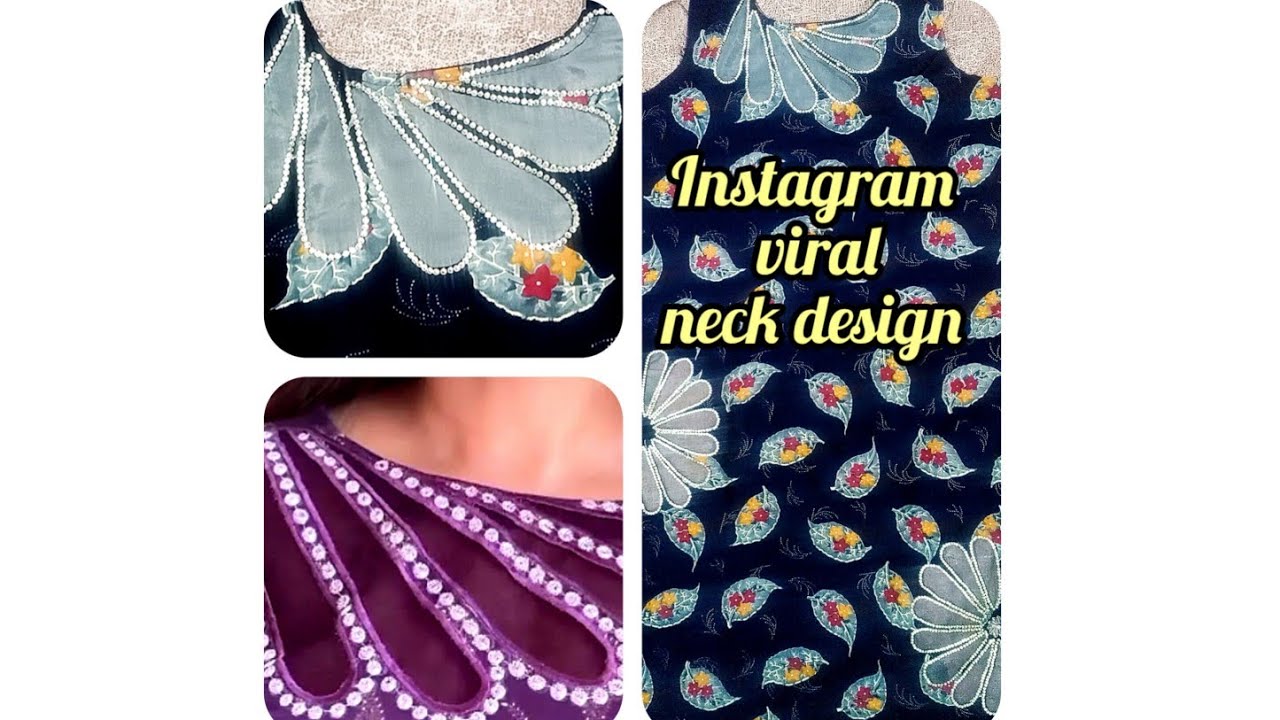 Instagram viral neck design/the most viral neck design 2024#subscribe# ...