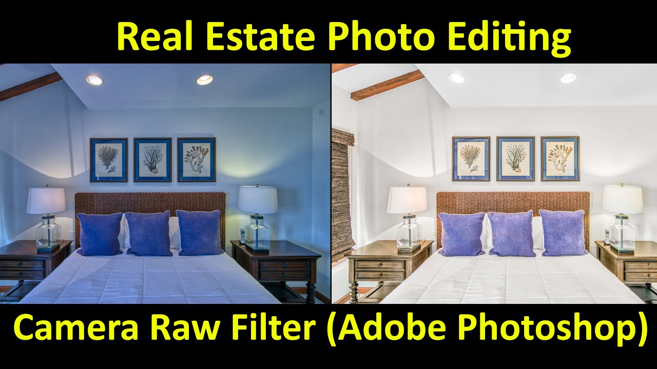 Real Estate Enhacement in Camera Raw Filter (Adobe Photoshop) - YouTube