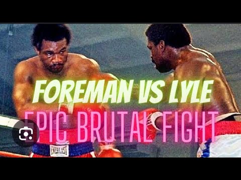 George Foreman vs Ron Lyle (Full Fight) - YouTube