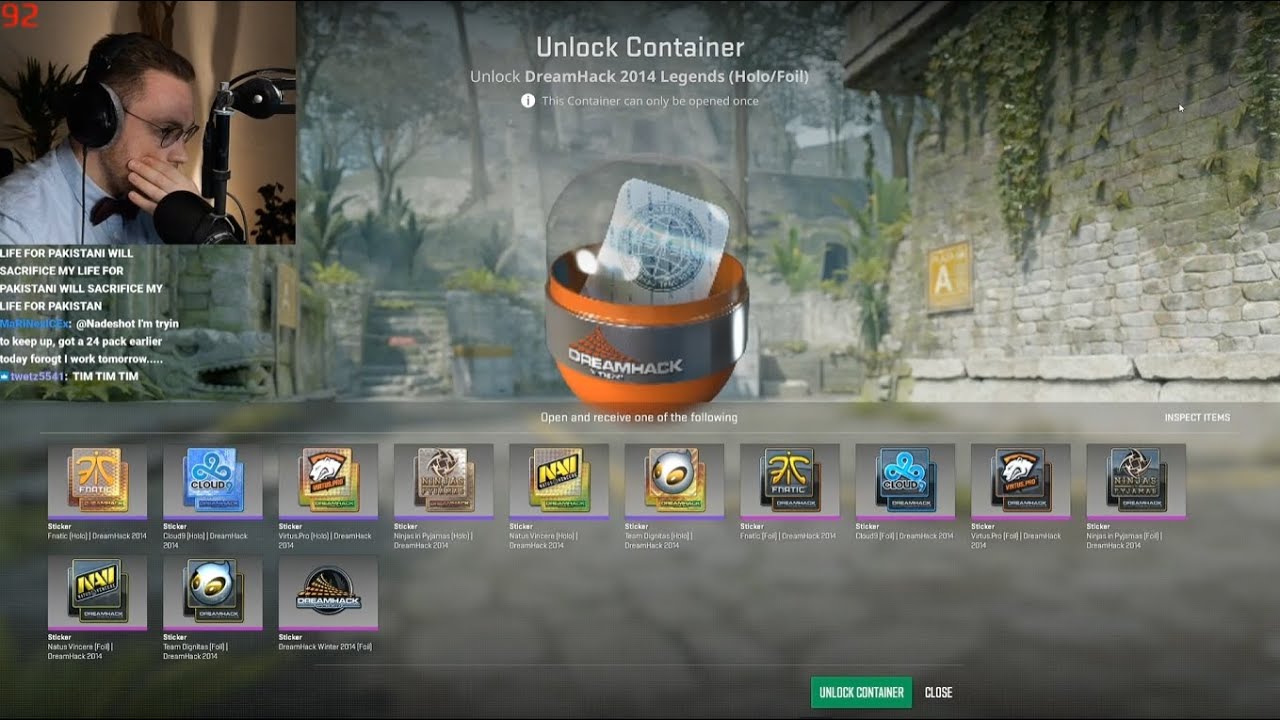 OHNEPIXEL UNBOXES DREAMHACK 2014 CAPSULES LIVE | $360K CASE OPENING (World Record) - YouTube