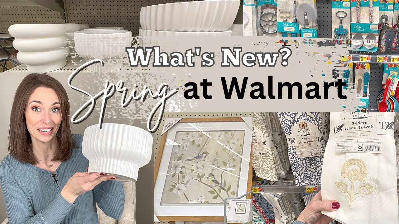 NEW 2023 SPRING DECOR AT WALMART | SPRING SHOP WITH ME AND HAUL ...
