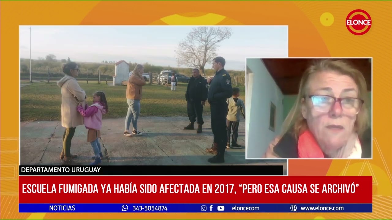 Escuela fumigada ya había sido afectada en 2017, “pero esa causa se ...