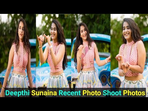 Deepthi Sunaina Recent Photo Shoot Photos || Shannu Deepu - YouTube