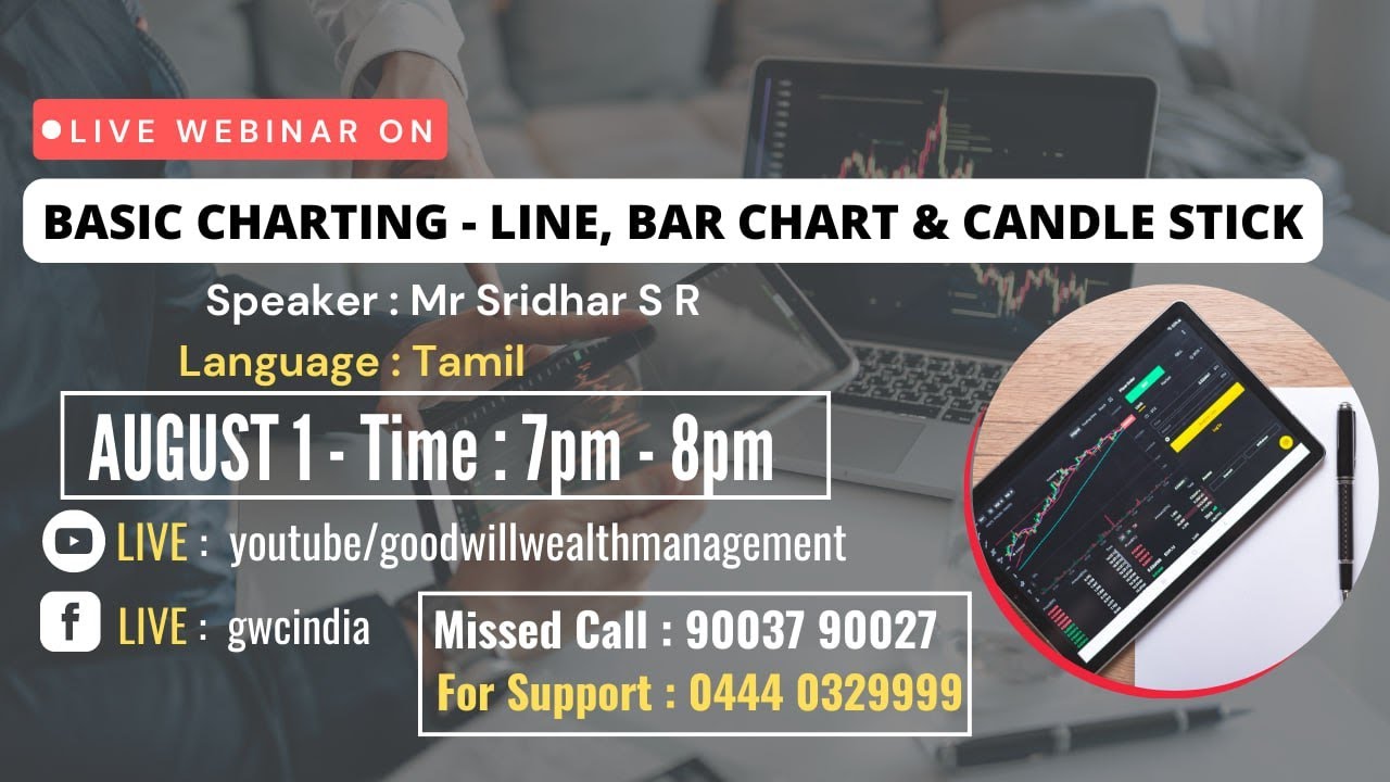 Live Webinar Event : Basic Charting Line Bar Chart & Candle Stick - Tamil - YouTube