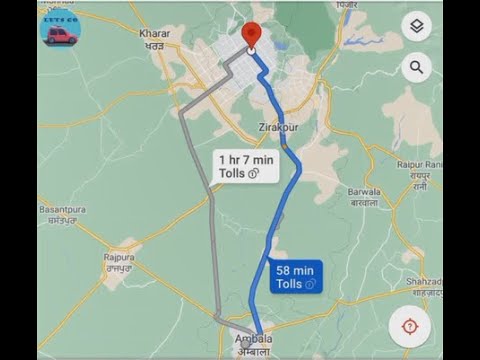 Ambala Bus Stand To Chandigarh Bus Stand - YouTube